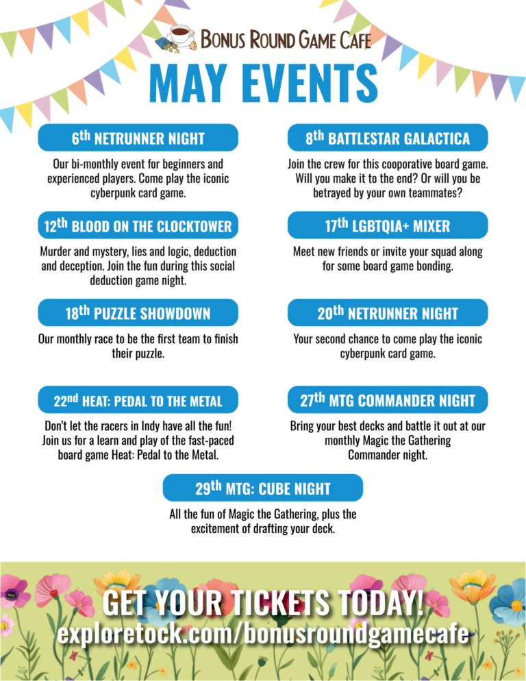 Bonus Round Game Cafe | Lakeview | board games coffee cocktails Bonus ...